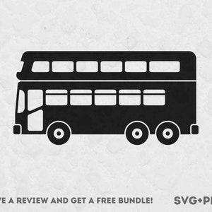 London Bus SVG, Double Decker Bus SVG, London Bus Clipart PNG, Travel ...