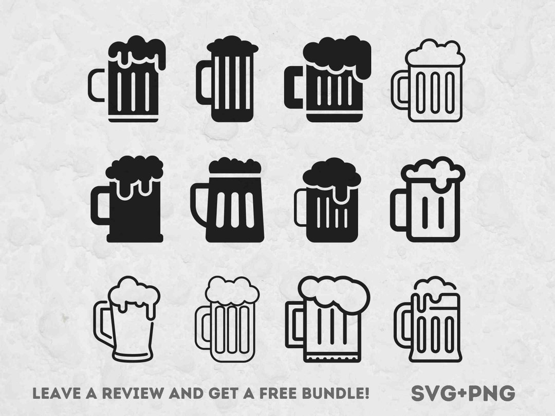Beer Svg Bundle Svg Files For Cricut Beer Cheers Svg Beer Clipart Beer Mug Svg Mug Svg