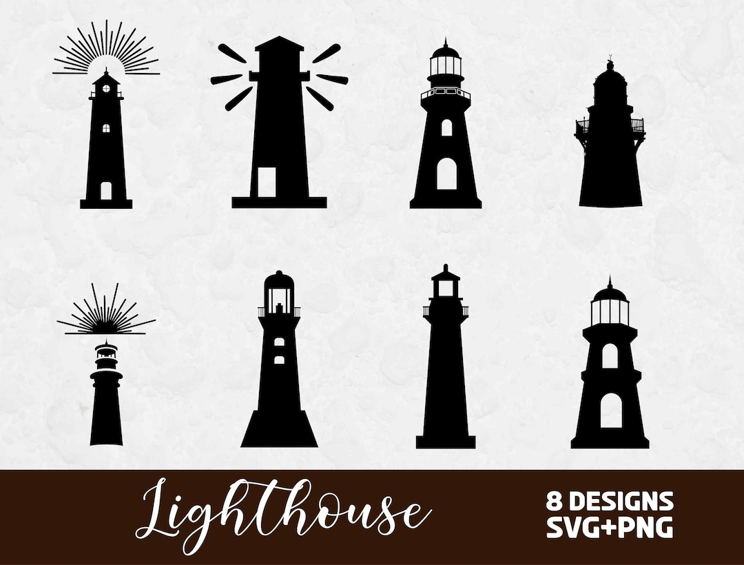 Lighthouse SVG Bundle, Lighthouse Clipart, Svg Files for Cricut ...