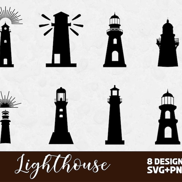 Lighthouse Svg - Etsy