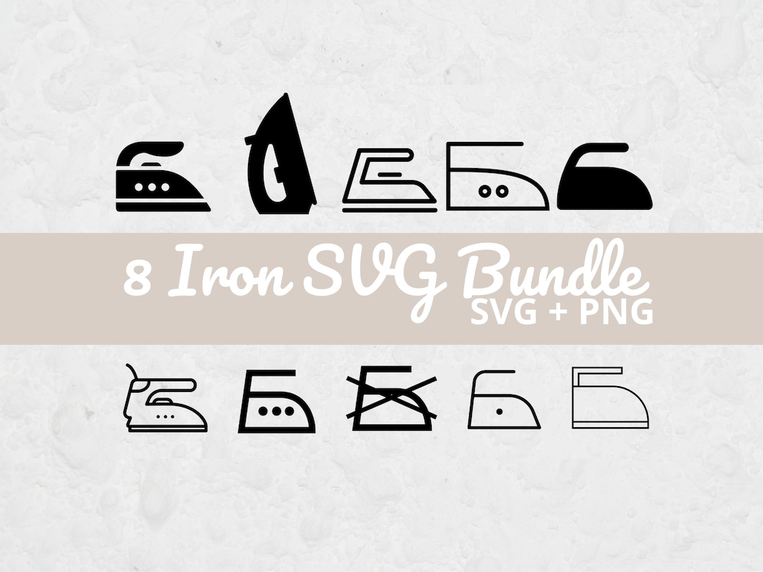 Laundry Room SVG Bundle, Laundry Symbols SVG, Washing Icons Cut File ...