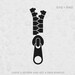 Zipper Svg Cut File, Svg Files for Cricut, Sewing Clipart, Fashion SVG ...