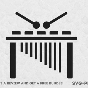 Marimba SVG, Svg Files for Cricut, Marimba Clipart, Music Svg, Rhythm Clipart, Percussion ...