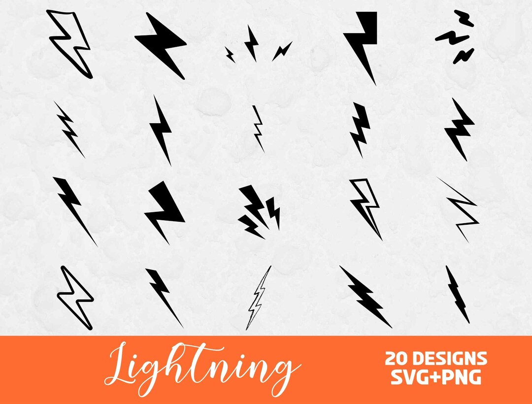 Lightning SVG Cut File, Svg Files for Cricut, Lightning Cut File ...