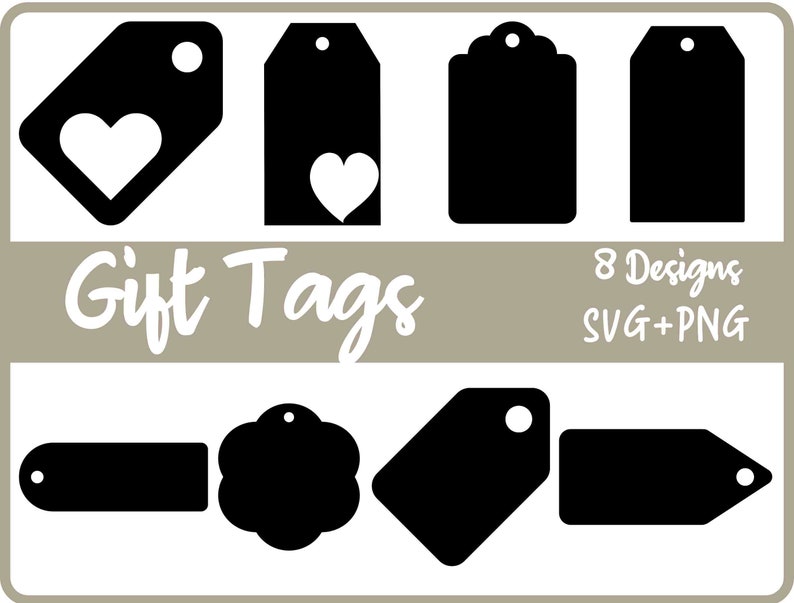 Gift Tag Svg Svg Files for Cricut Homemade Gift Tags - Etsy