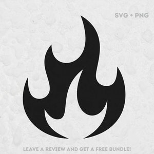 Flame SVG, SVG Files for Cricut, Fire Svg, Flame Clipart, Flame ...
