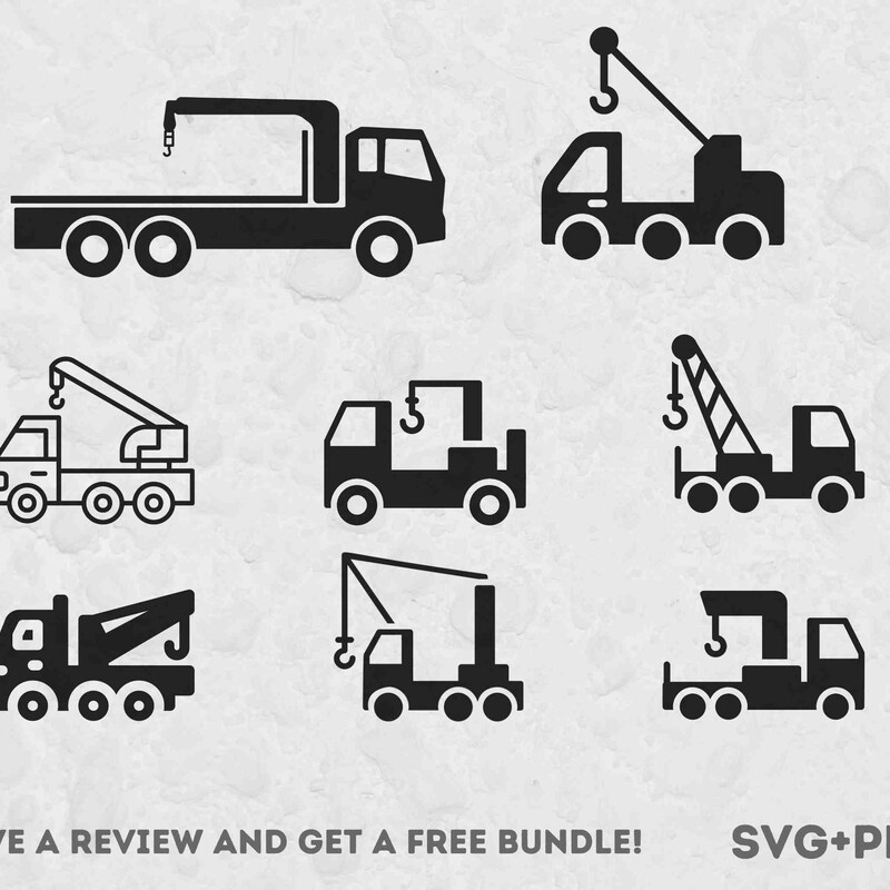 Crane Truck Svg - Etsy