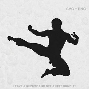 Martial Arts Silhouette Svg, SVG Files for Cricut , Martial Arts Cut ...