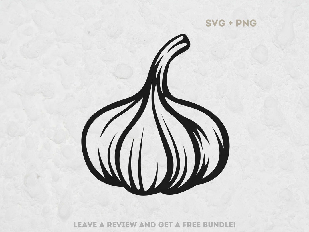 Garlic SVG, SVG Files for Cricut, Garlic Clipart, Garlic Png, Garlic ...