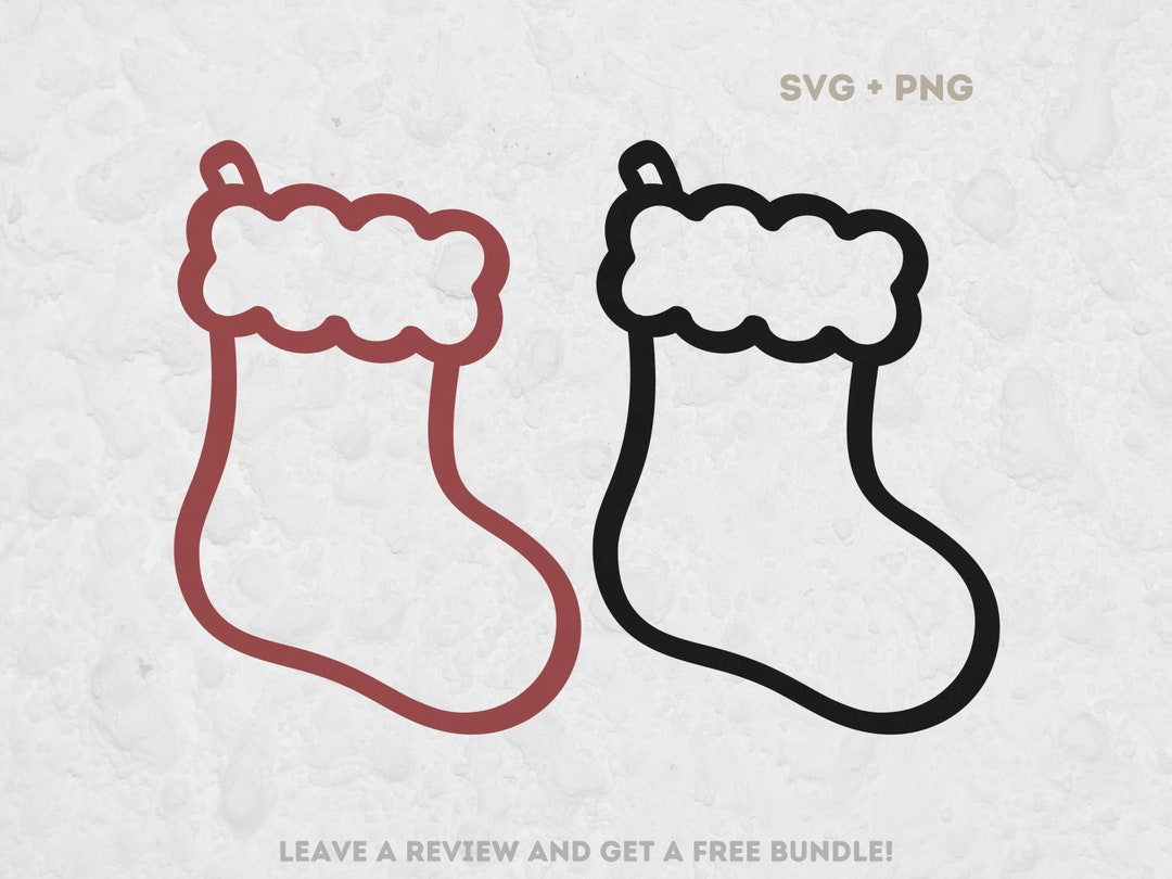 Christmas Stocking SVG, Svg File for Cricut, Christmas Cut File ...