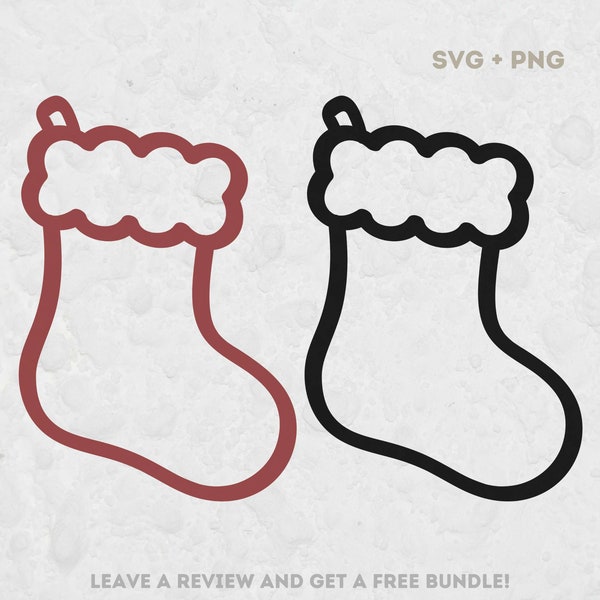 Stocking Svg - Etsy