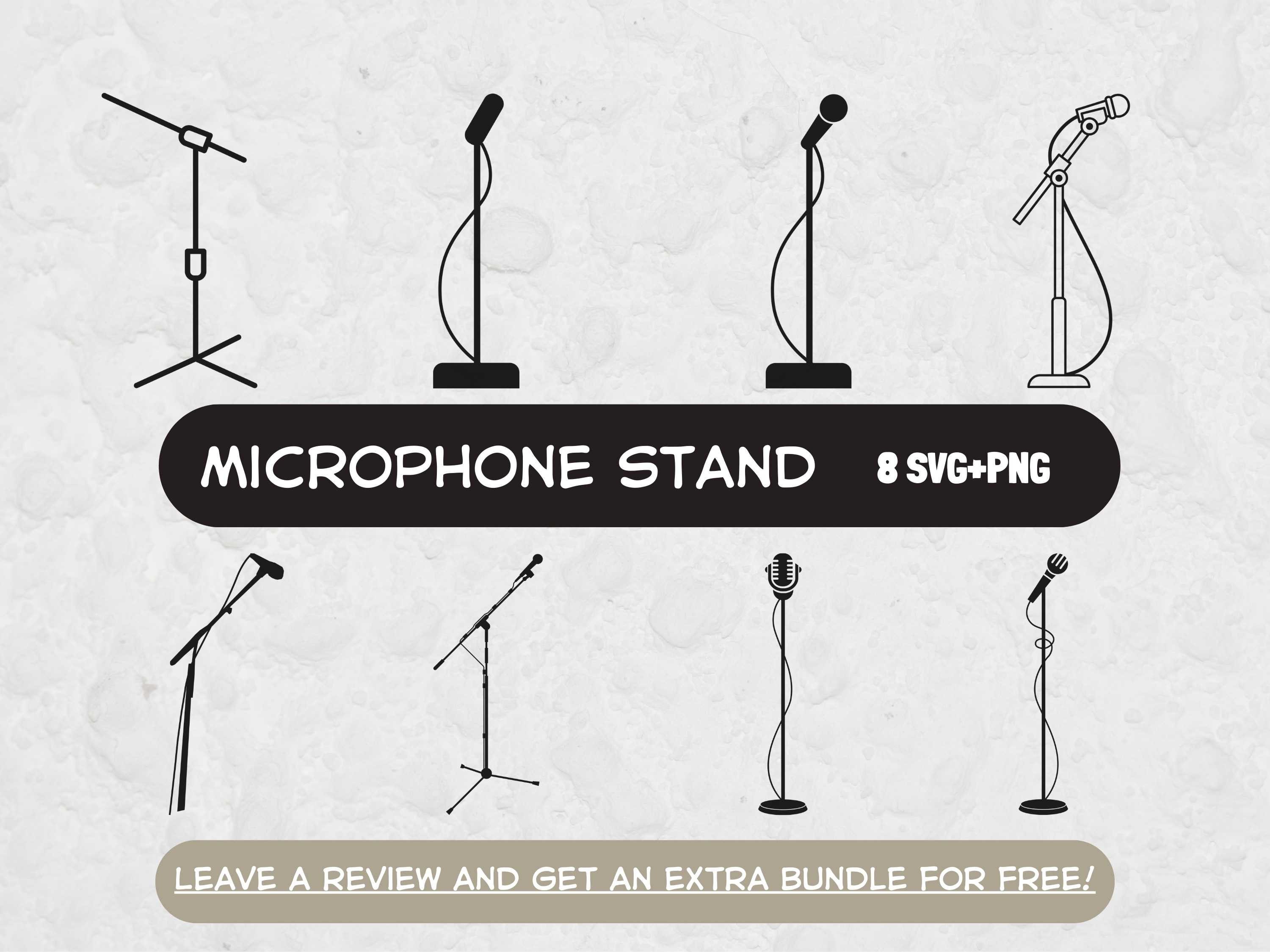 Microphone Stand Clip Art