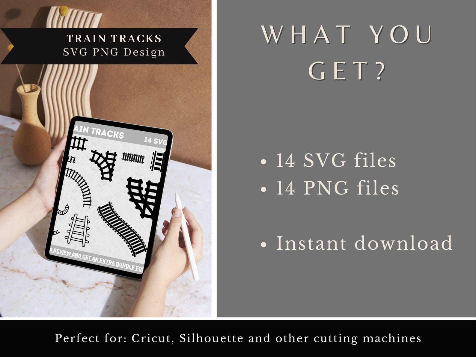 Train Tracks SVG, Train Track SVG Bundle, Railway Tracks Clipart, Train ...