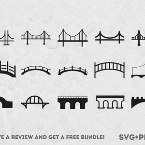 Bridge Svg, SVG Files for Cricut, Road SVG, Bridge Clipart ...