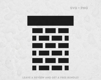 Chimney SVG, Chimney PNG, Brick Clipart, Brick Chimney Svg, House Roof ...