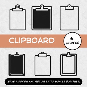 Clipboard Svg, SVG Files for Cricut, Write Svg, Note SVG, Writing SVG ...