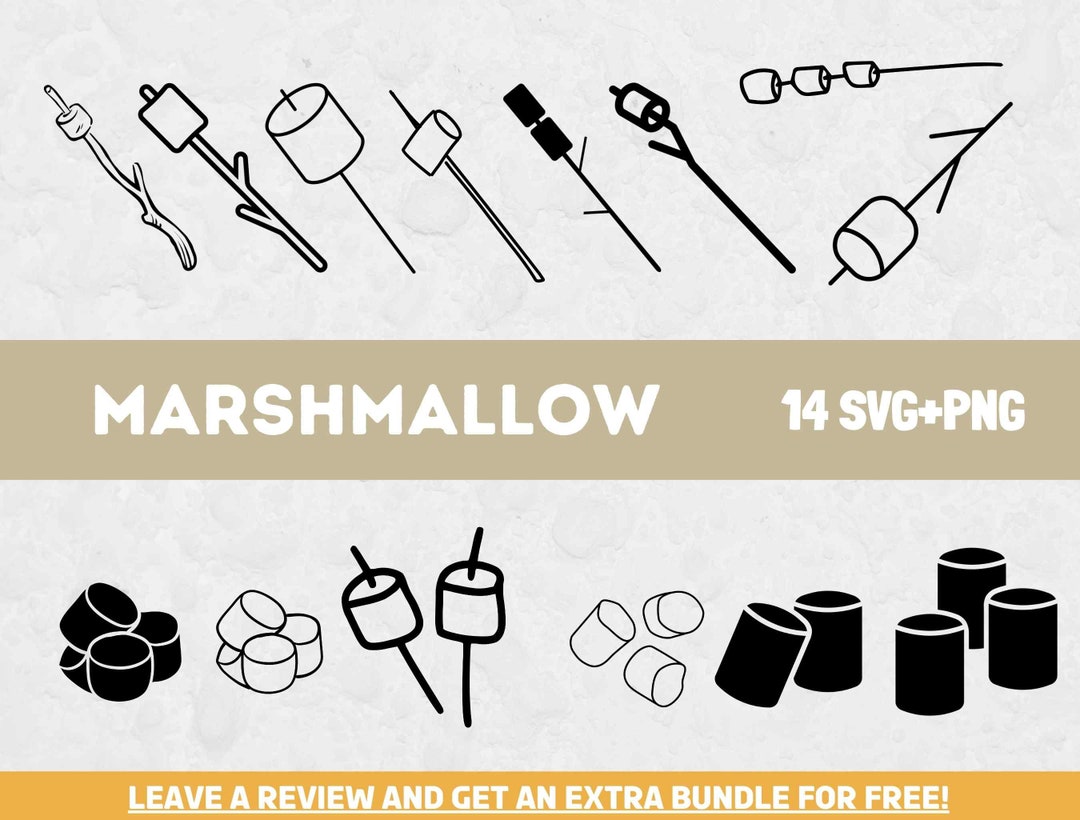 Marshmallow SVG, SVG Files for Cricut, Marshmallow Clipart, Sweets Svg ...