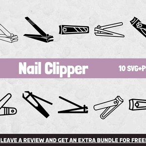 Nail Clipper SVG Cut Files, Svg Files for Cricut, Nail Clipart, Nails ...