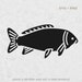 Carp SVG, Svg File for Cricut, Carp Cut File, Fish Svg, Freshwater SVG ...