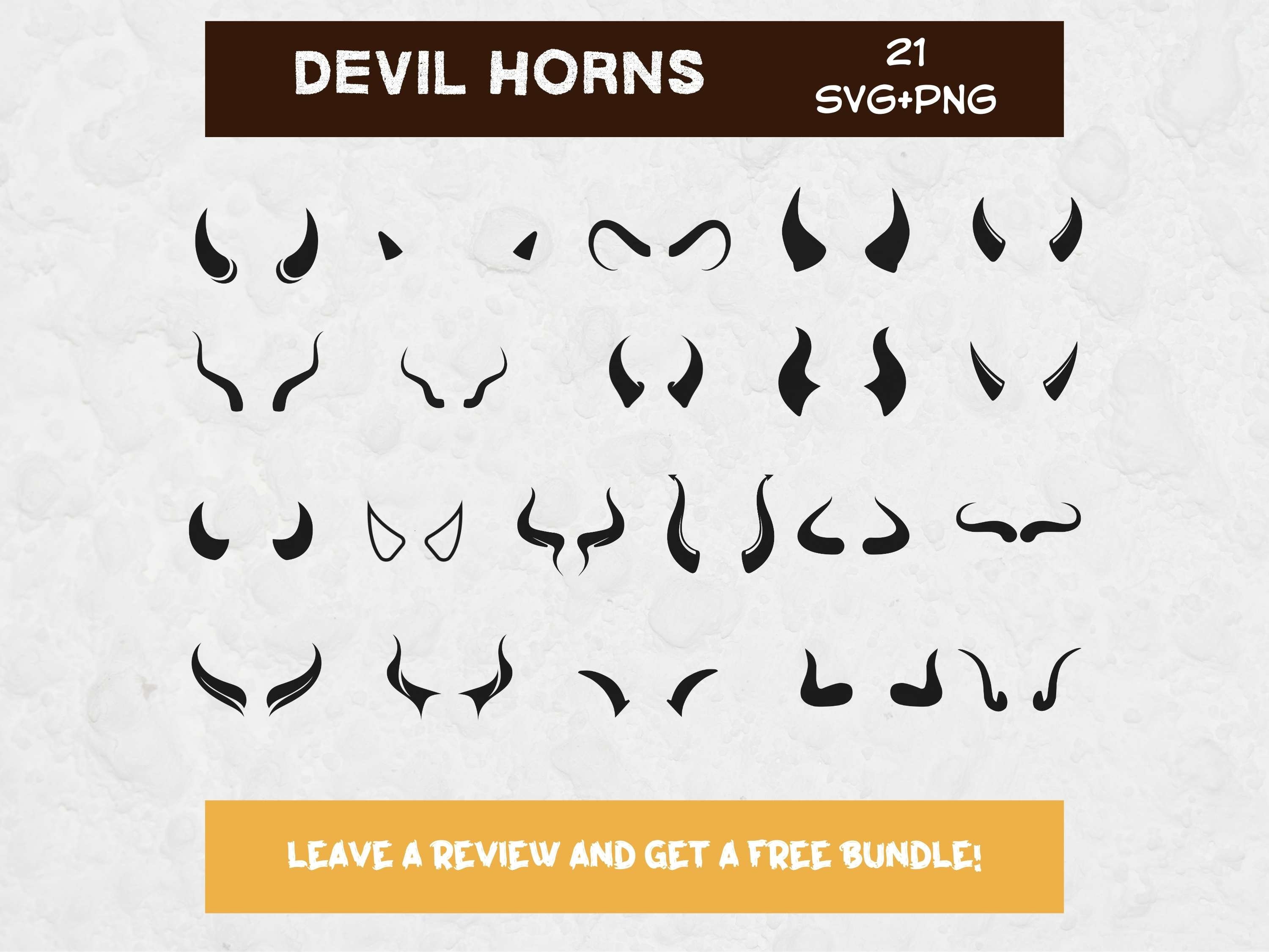 Devil Horns Silhouette