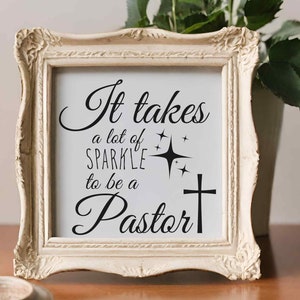 Pastor SVG, Church Svg, Svg Files for Cricut, It Takes a Lot of Sparkle ...