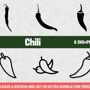 Chili SVG, SVG Files for Cricut, Chili Clipart, Spicy Svg, Mexican ...