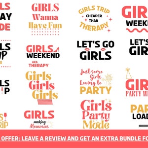 Girls Weekend SVG, Svg Files for Cricut, Girls Weekend Cut Files, Girls ...