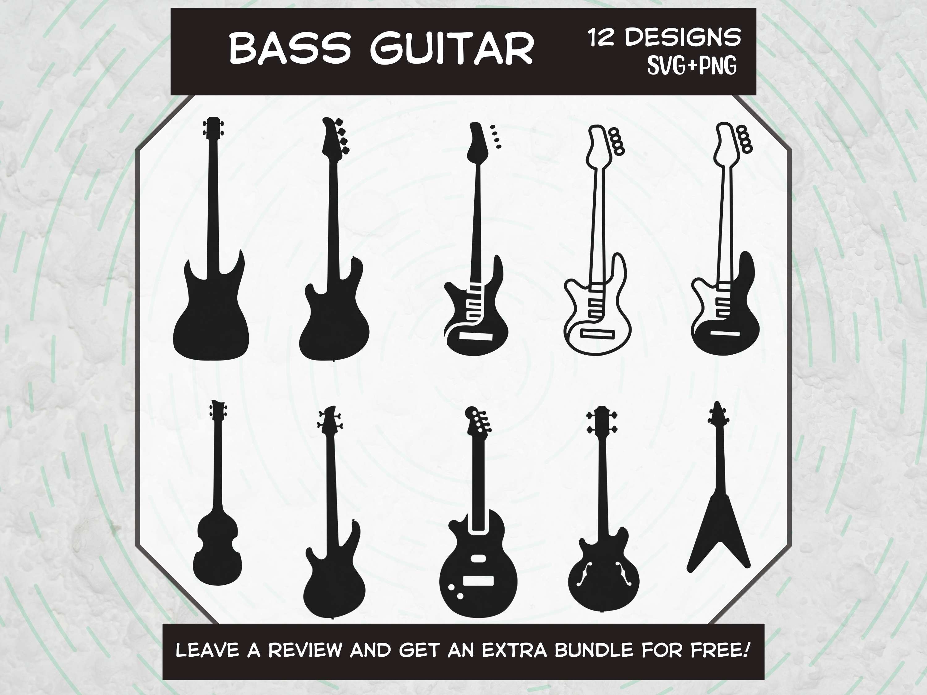 Bass Guitar Svg, SVG Files for Cricut, Bass SVG, Bass Clipart Image ...