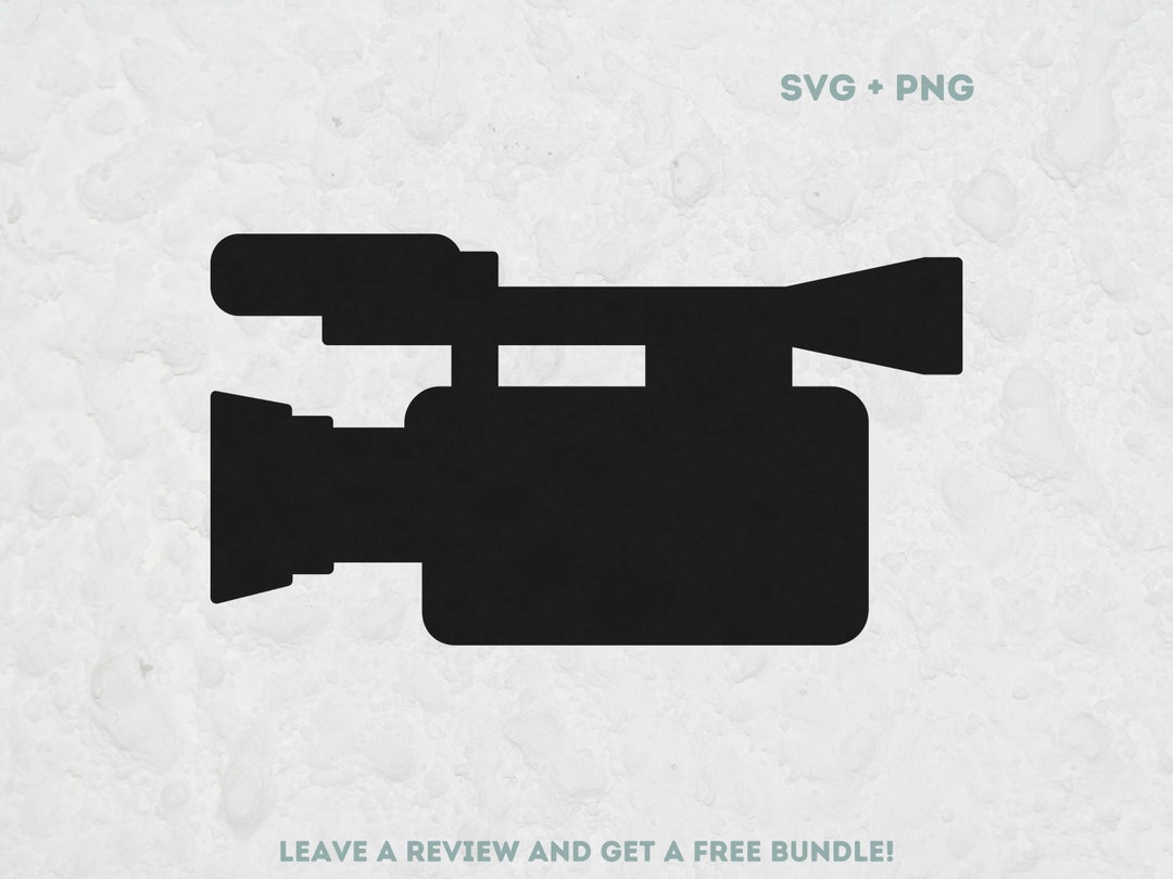 Video Camera SVG, Svg Files for Cricut, Video Camera PNG, Filming SVG ...