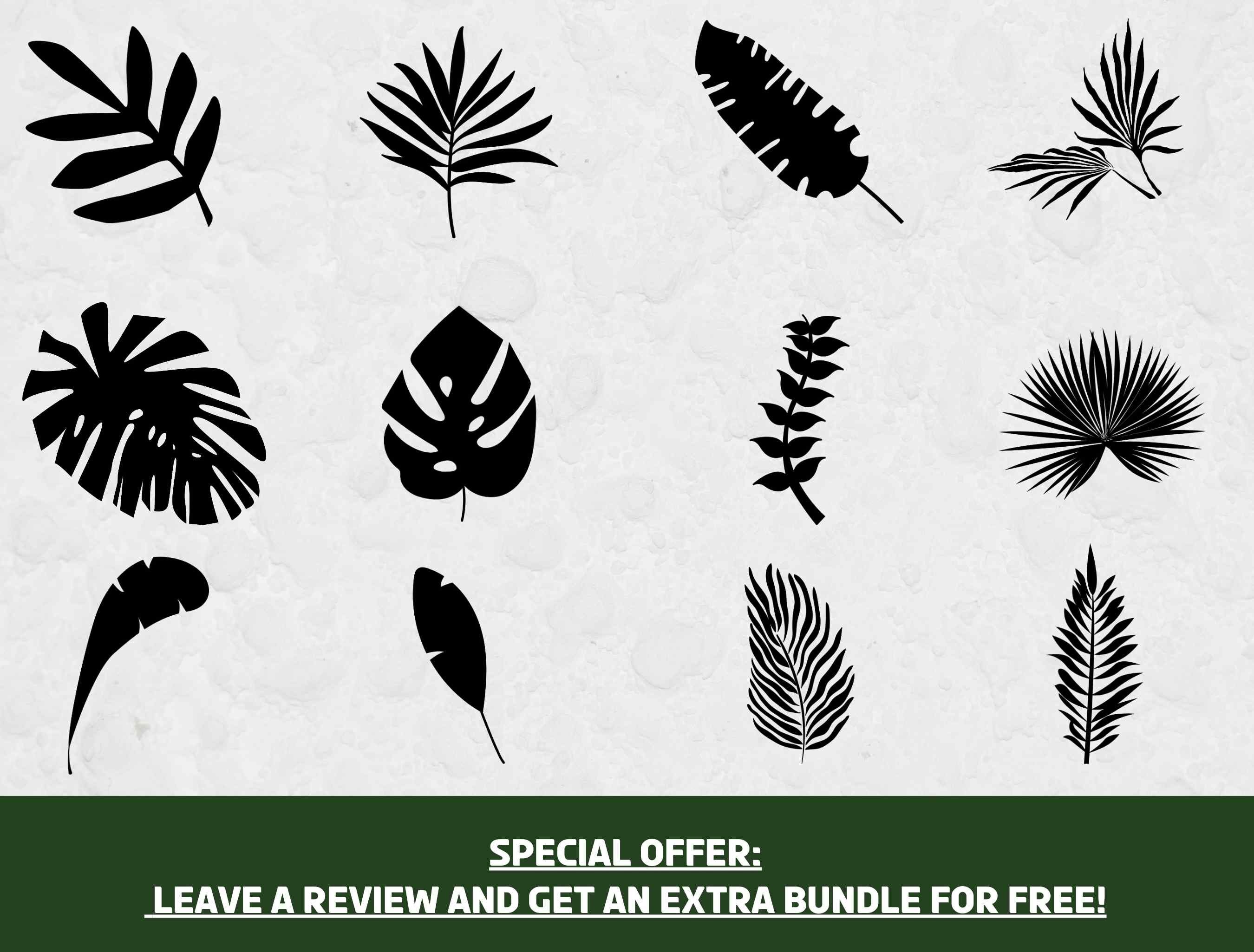Tropical Leaf SVG Bundle SVG Files for Cricut Leaf Clipart - Etsy Canada
