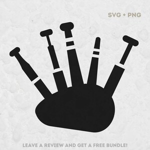 Bagpipes SVG, Svg Files for Cricut, Bagpipes Clipart Image, Woodwind ...
