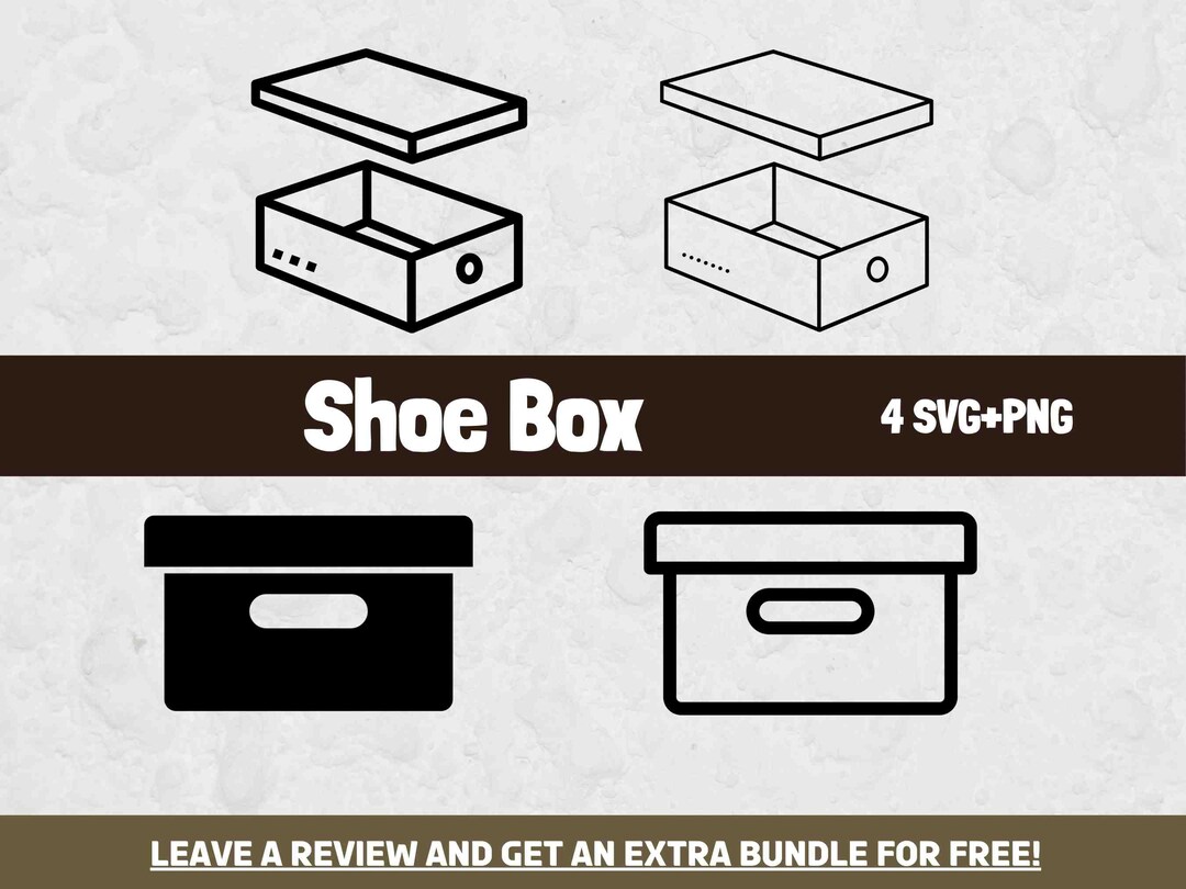 Shoe Box Svg Cut Files, Svg Files for Cricut, Shoe Clipart, Shoe SVG ...