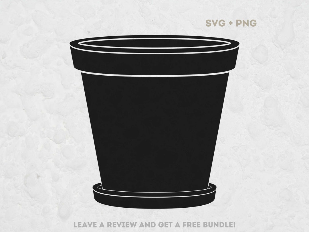 Flower Pot SVG, Svg File for Cricut, Pot Cut File, Flowers Svg, Flower ...