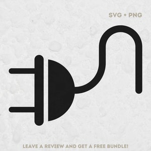 Electric Plug SVG, Svg Files for Cricut, Electric Plug PNG, Home Svg ...