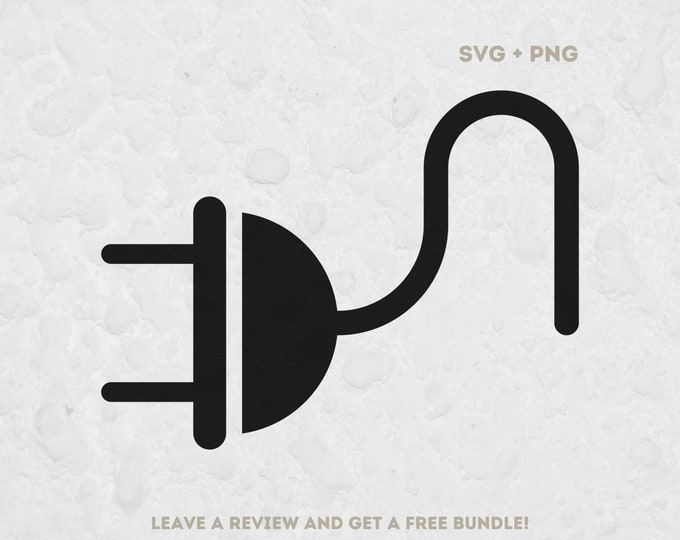 Electric Plug SVG, Svg Files for Cricut, Electric Plug PNG, Home Svg ...
