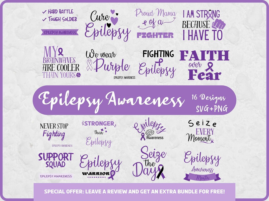 Epilepsy Awareness SVG, Svg Files for Cricut, Epilepsy Awareness ...
