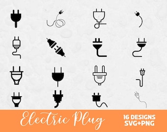 Electric Plug SVG, Svg File for Cricut, Electric Svg, Home Svg ...