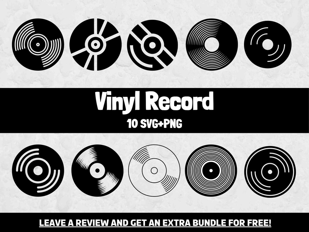 Vinyl Record Svg, Retro Music Clipart, SVG Files for Cricut, Music Svg ...