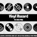 Vinyl Record SVG Bundle, Retro Music SVG, Record Clipart, Vintage Vinyl ...