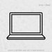 Laptop Icon SVG, Svg Files for Cricut, Laptop Svg, Laptop Clipart ...