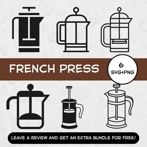 French Press SVG, SVG Files for Cricut, Barista SVG, Coffee Svg, Coffee ...