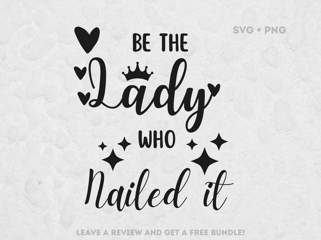 Empowered Woman SVG, SVG Files for Cricut, Self Love Svg, Motivational ...