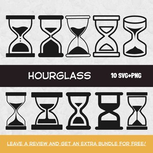 Hourglass SVG, Svg Files for Cricut, Hour Glass,hourglass Icon, Kitchen ...