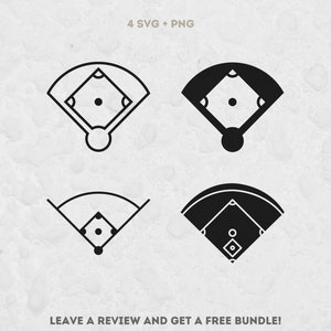 Baseball Field SVG, SVG Files for Cricut, Baseball Clipart, Svg Cut ...