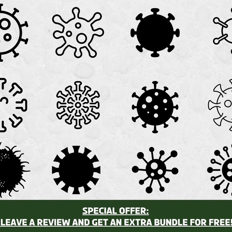 Virus Svg - Etsy