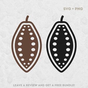 Cocoa Fruit Svg, Svg Files for Cricut, Cocoa Svg, Tropical Clipart ...