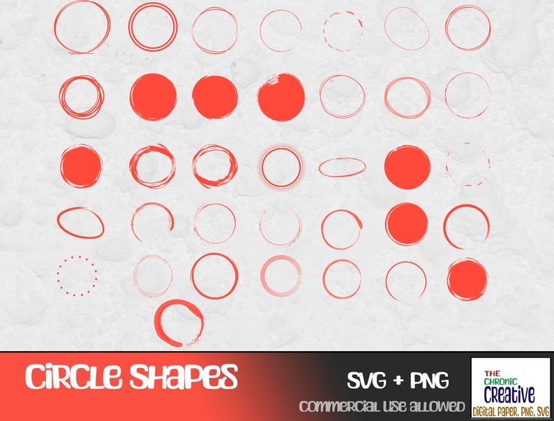 Circle Svg SVG Files for Cricut Circles Svg Circle Clipart - Etsy