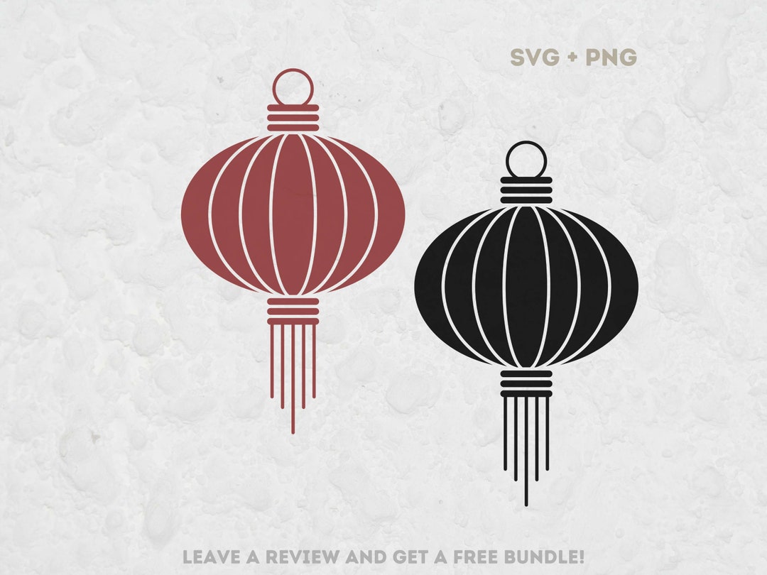 Chinese Lantern Svg, SVG Files for Cricut, Lantern Vector, Asian SVG ...