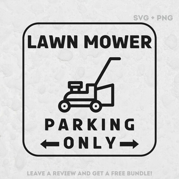 Lawn Mower Sign - Etsy