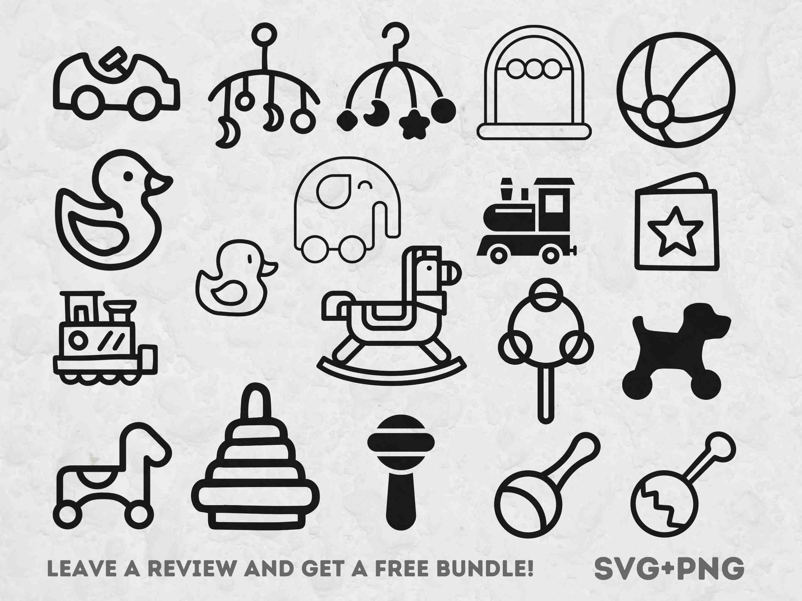 Toy SVG, Toy Clipart, SVG Files for Cricut, Nursery SVG, Kids Clipart ...